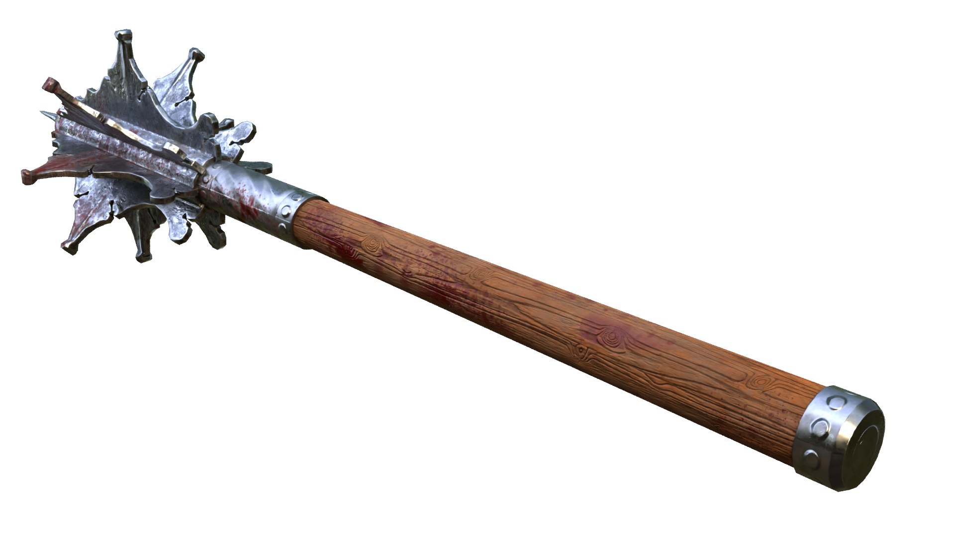 3D European 16th Century Sword Mace - TurboSquid 2133854