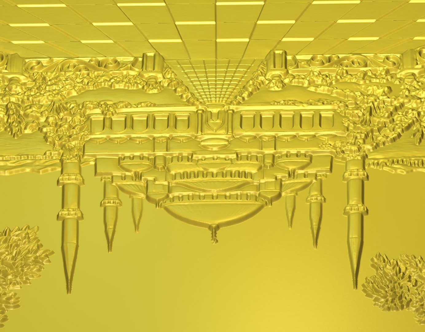 Sultan Ahmed Mosque Relief Panel Wall Decor Set STL Mural CNC 359 3D ...