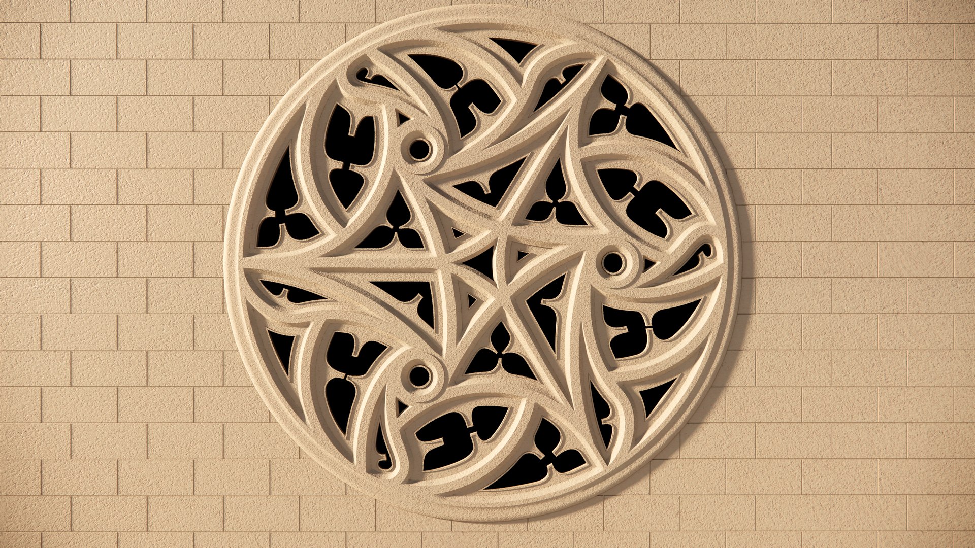 Rose Window 3D Model - TurboSquid 2109277