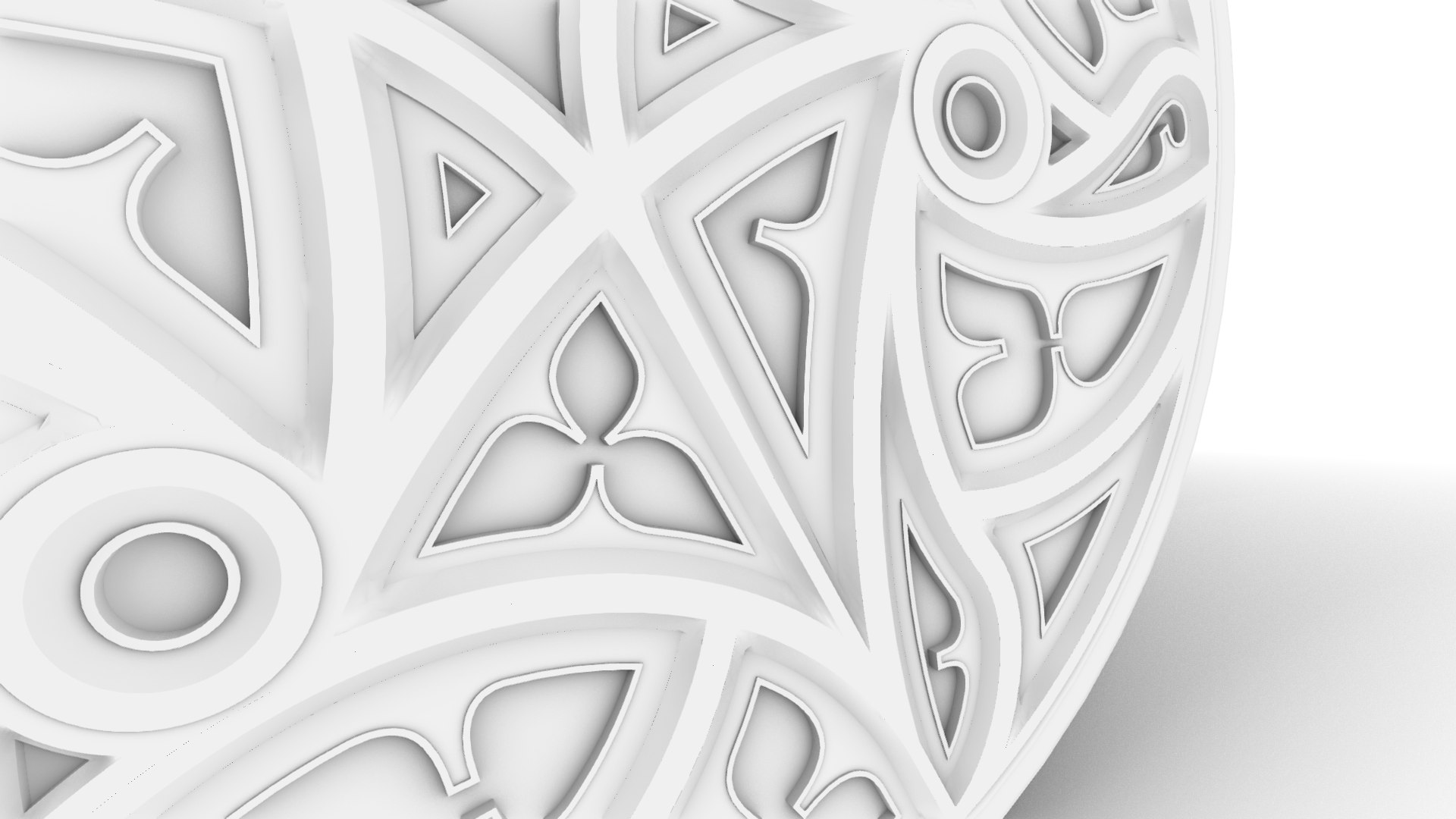 Rose Window 3D Model - TurboSquid 2109277