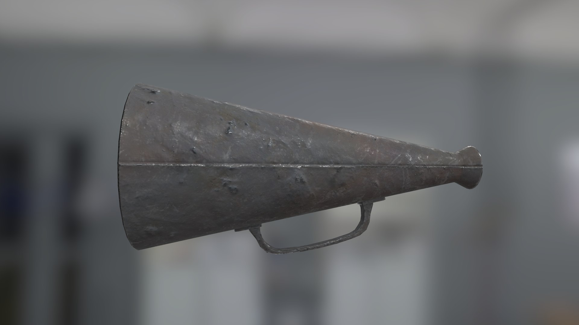 Old Metal Megaphone 3D model - TurboSquid 1802512