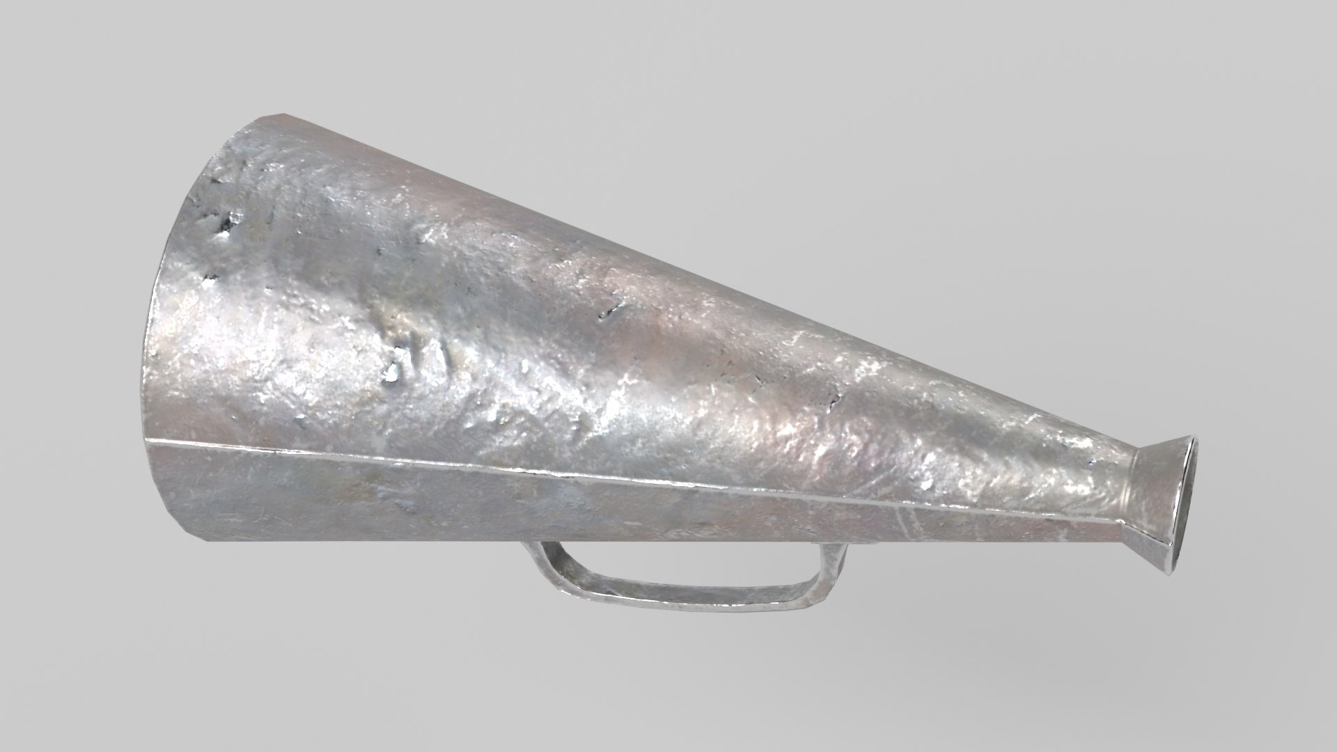 Old Metal Megaphone 3D model - TurboSquid 1802512