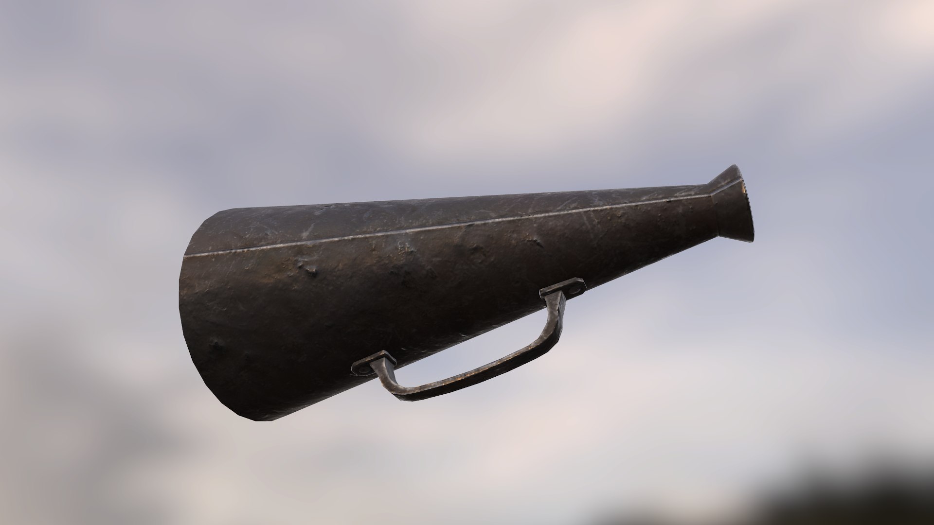 Old Metal Megaphone 3D model - TurboSquid 1802512