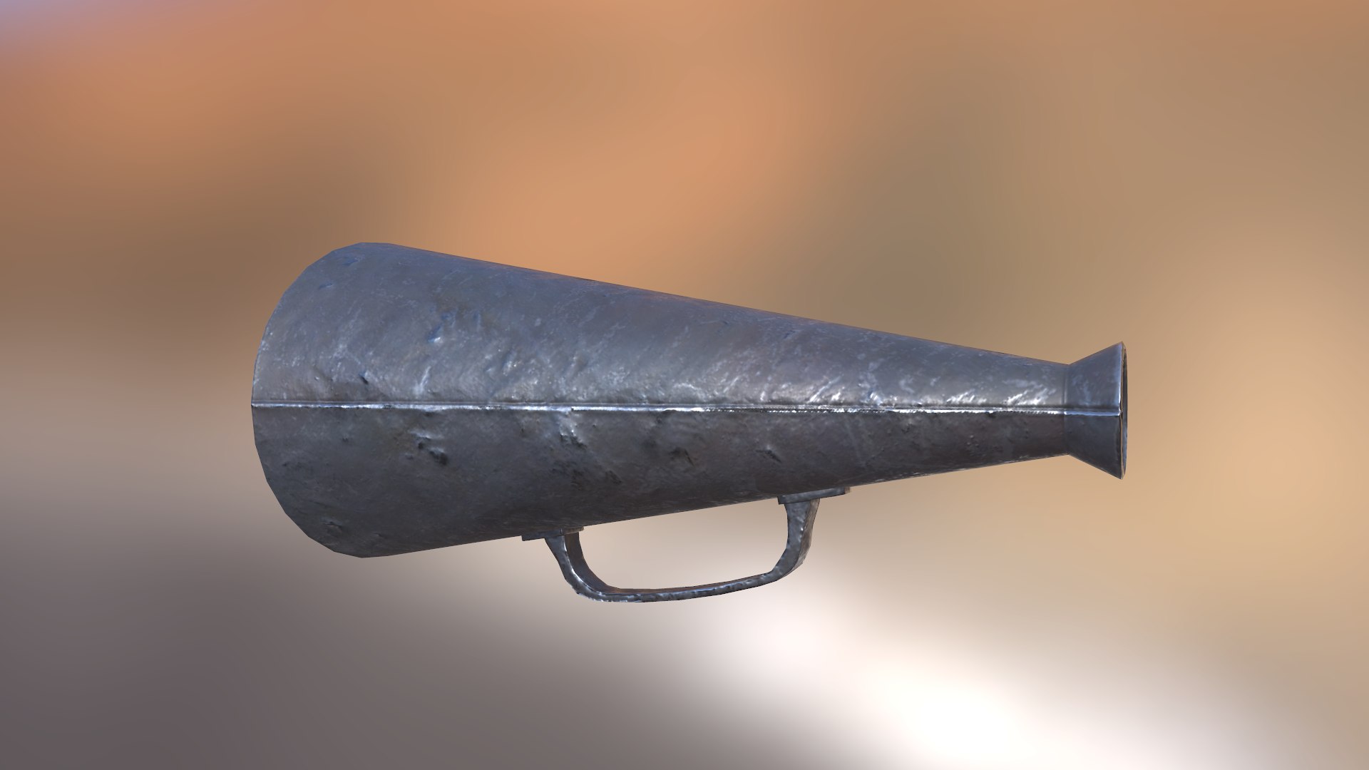 Old Metal Megaphone 3D model - TurboSquid 1802512