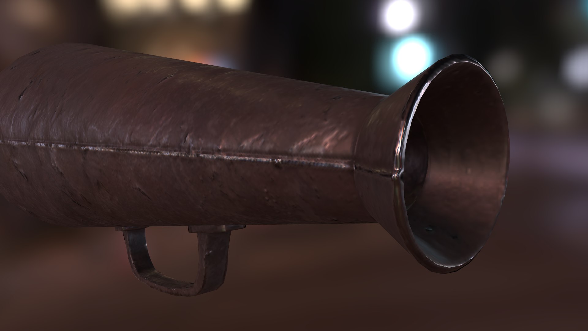 Old Metal Megaphone 3D model - TurboSquid 1802512