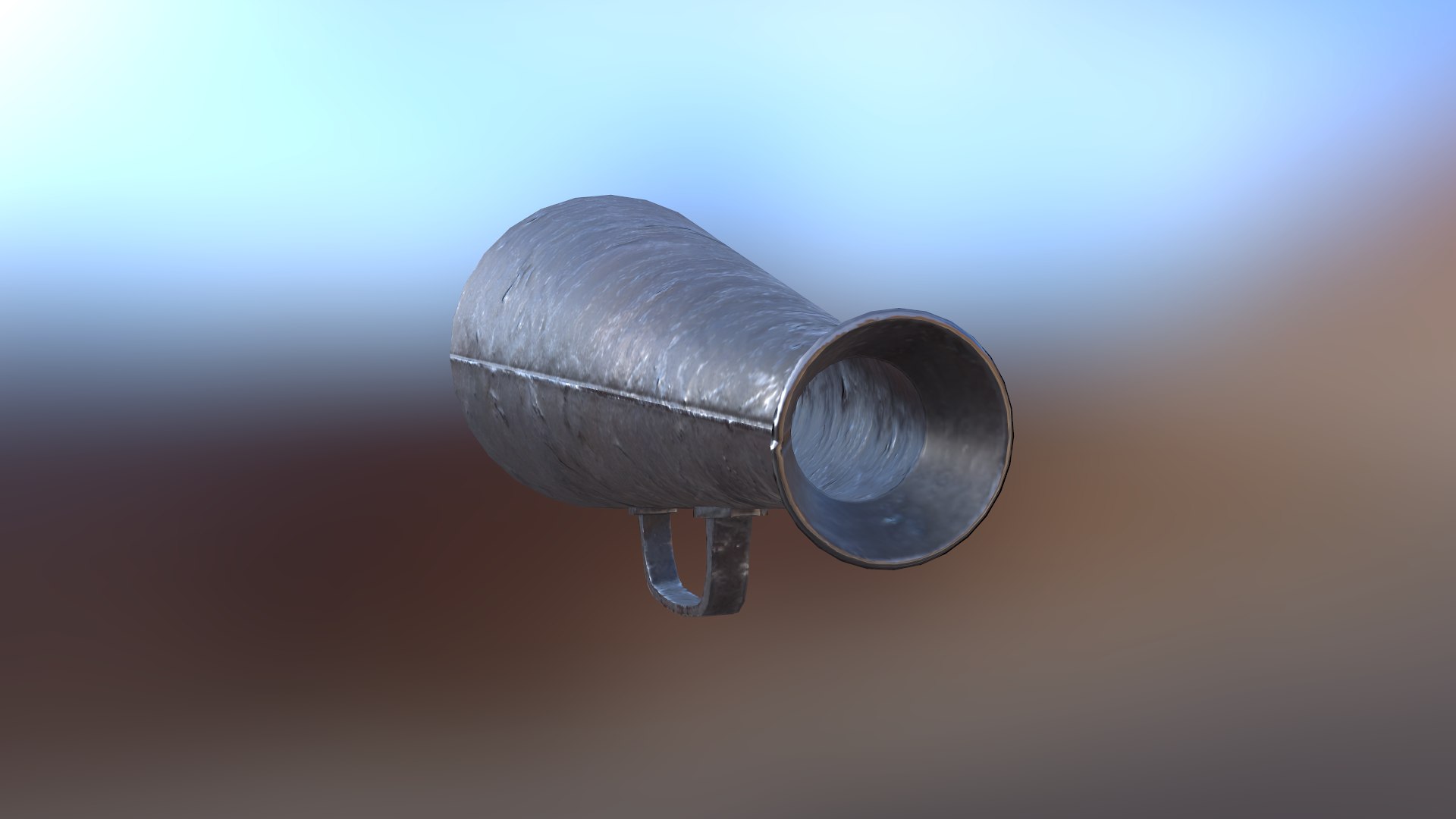 Old Metal Megaphone 3D model - TurboSquid 1802512