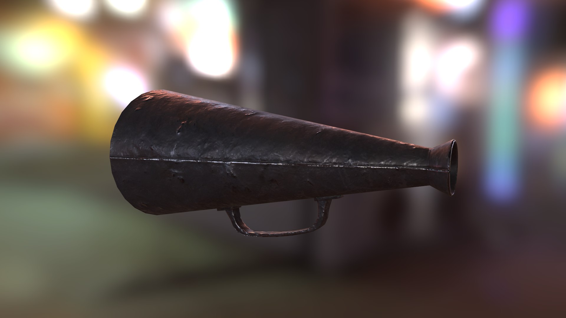 Old Metal Megaphone 3D model - TurboSquid 1802512