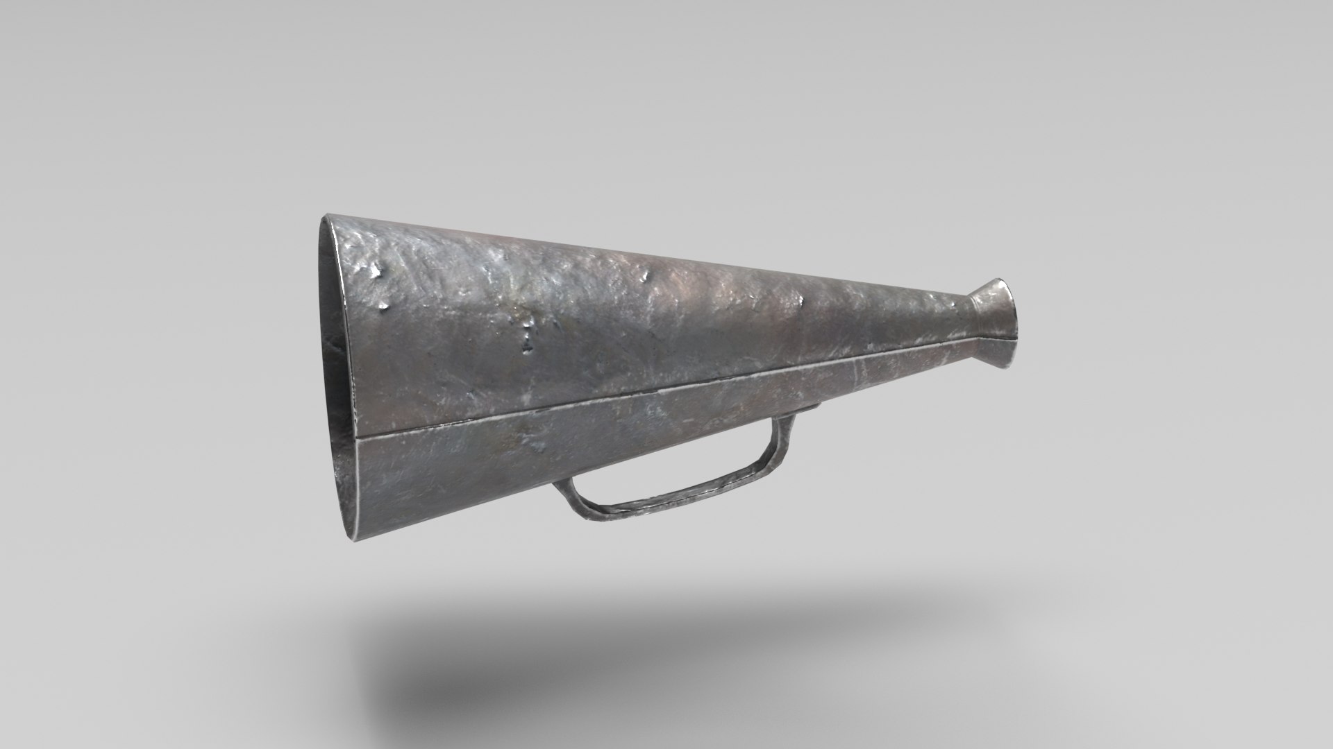 Old Metal Megaphone 3D model - TurboSquid 1802512