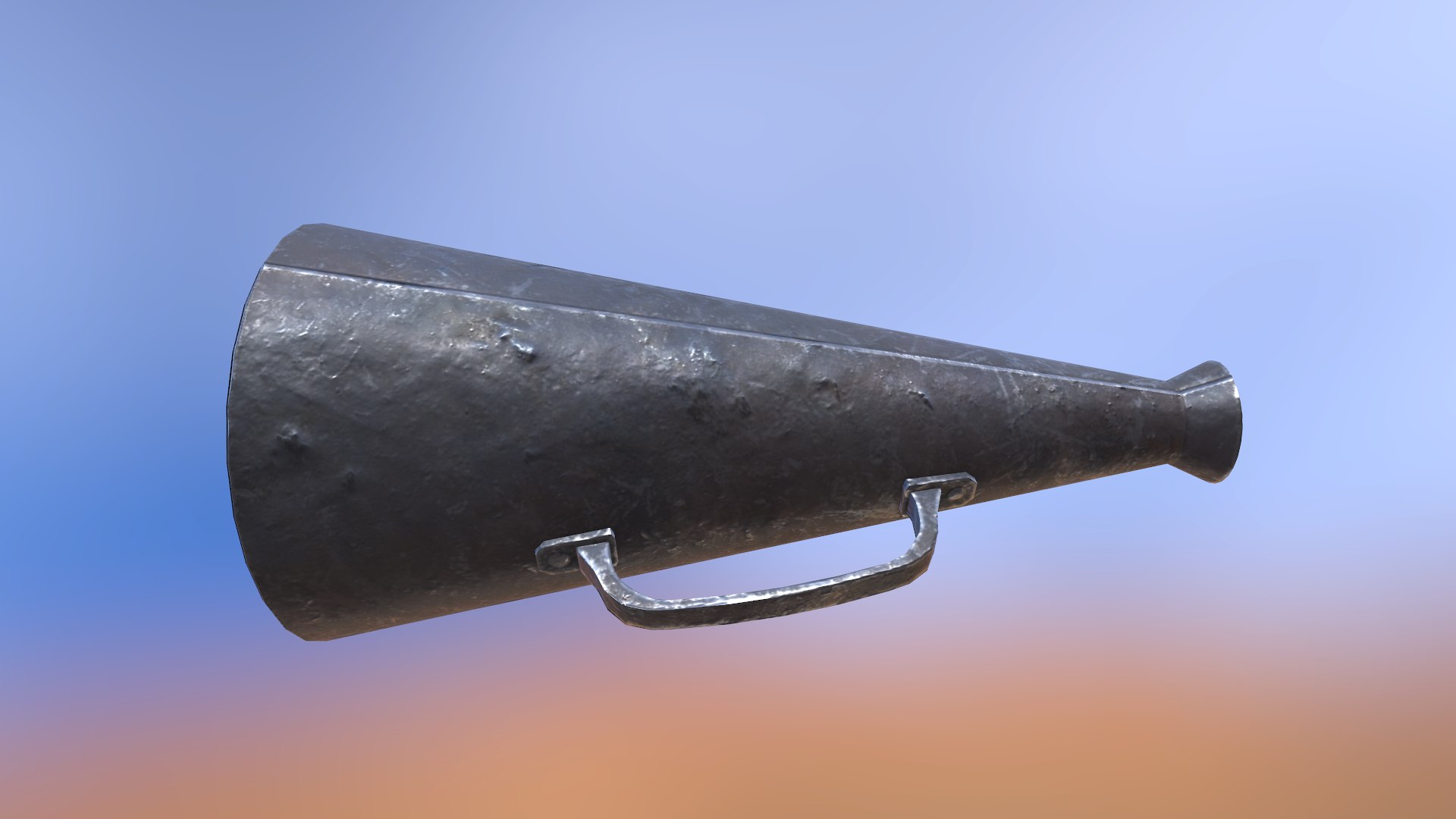 Old Metal Megaphone 3D model - TurboSquid 1802512