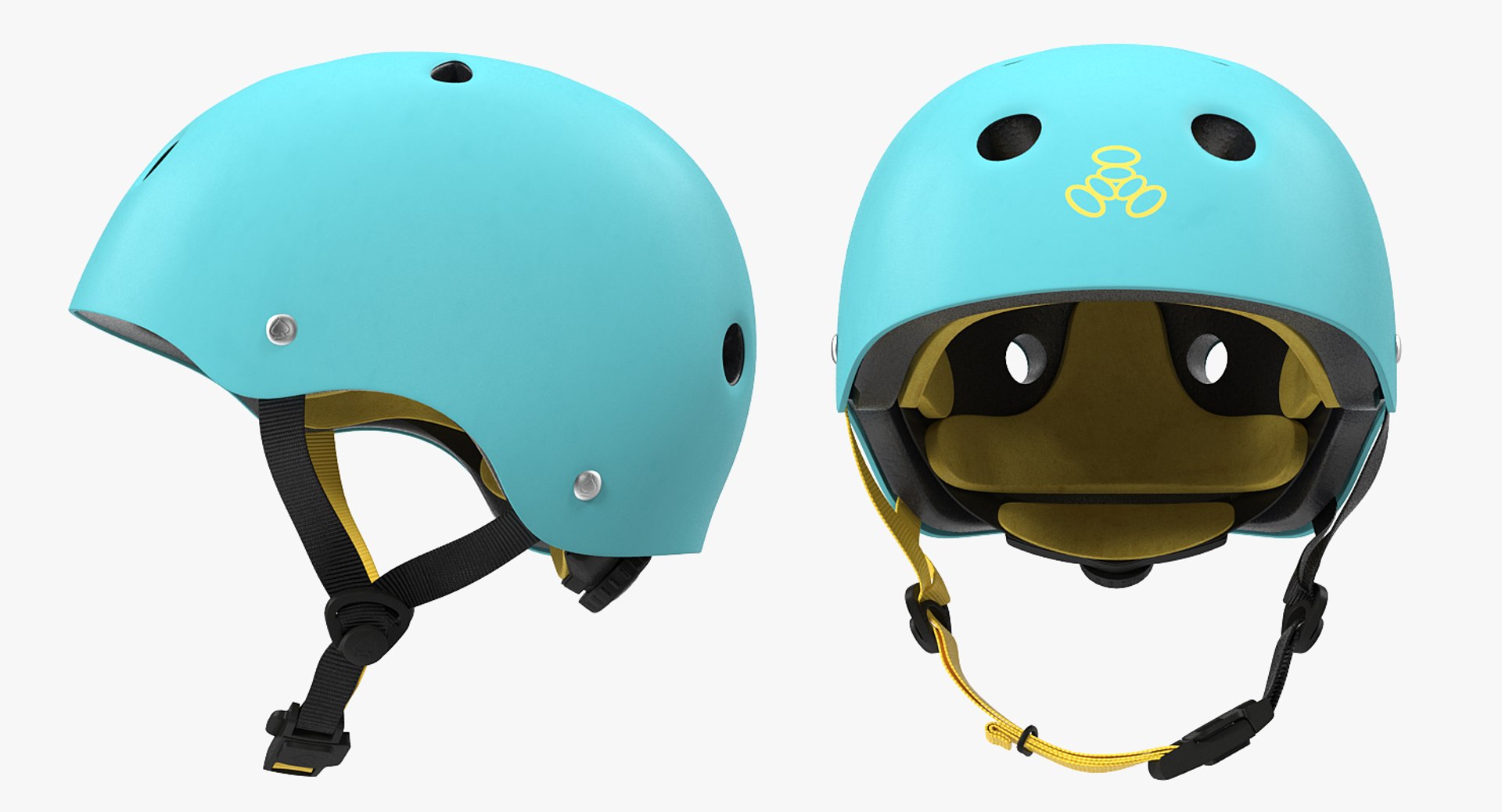 3D Blue Skate Helmet - TurboSquid 1346258