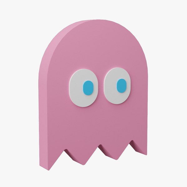 3D модель Pacman Ghost Pinky - TurboSquid 2045682