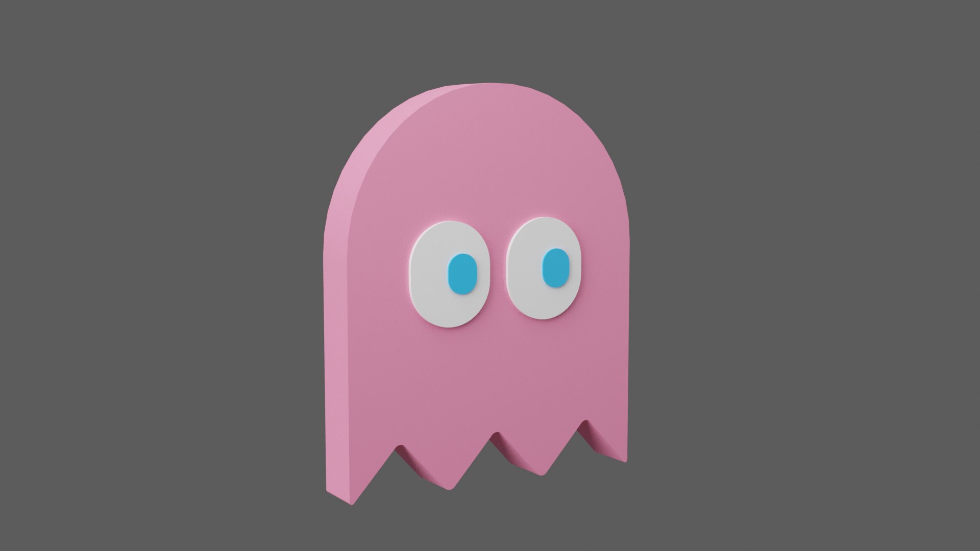 3D модель Pacman Ghost Pinky - TurboSquid 2045682