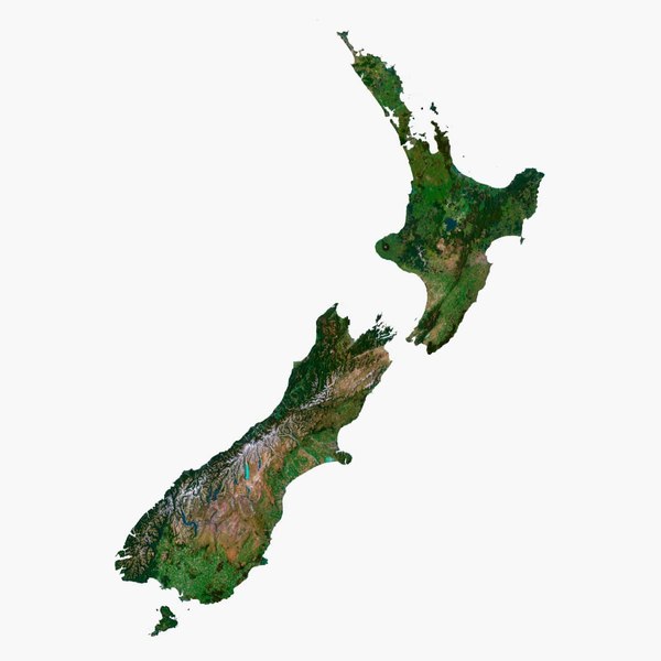 modèle 3D de New Zealand Terrain 3D Map - TurboSquid 2098155
