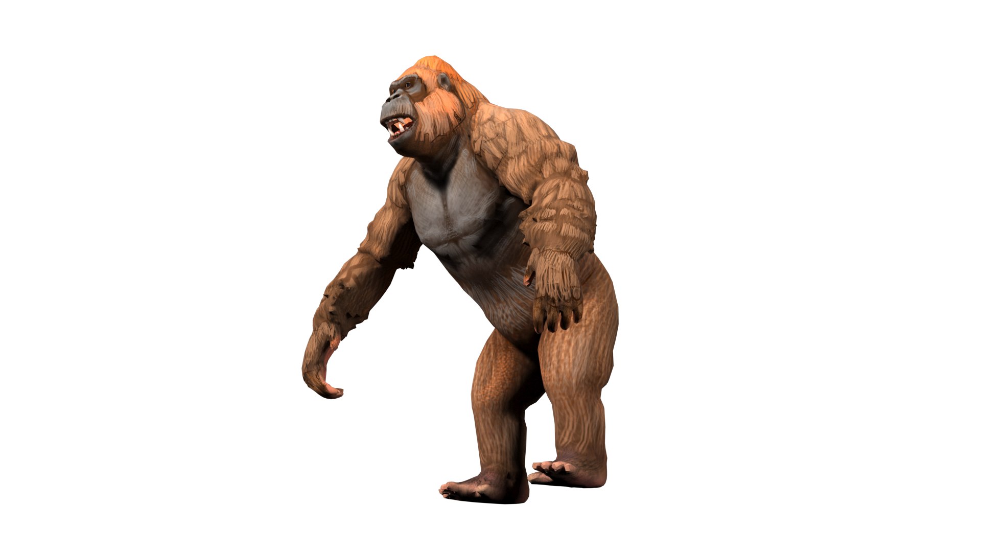 Gorilla Rig High-poly Textured 3D Model - TurboSquid 2339049