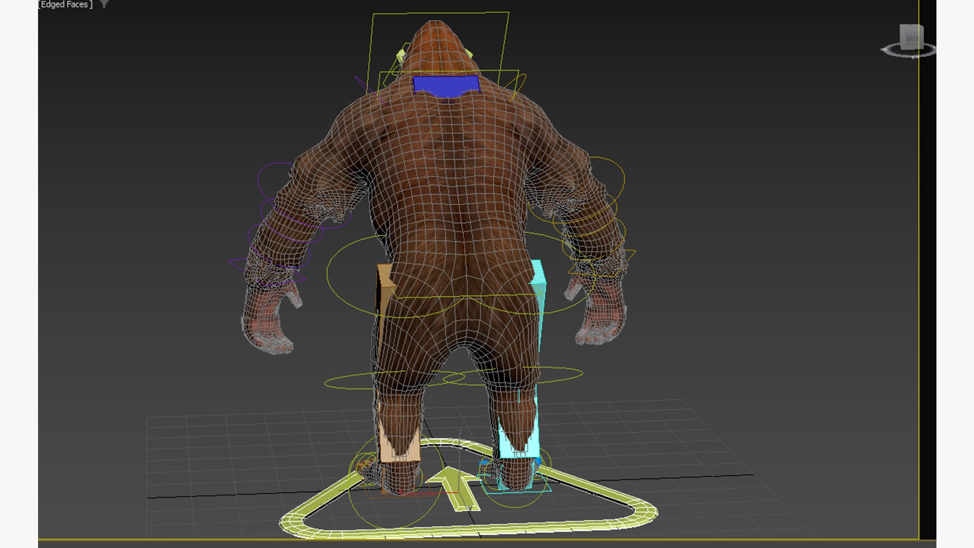 Gorilla Rig High-poly Textured 3D Model - TurboSquid 2339049