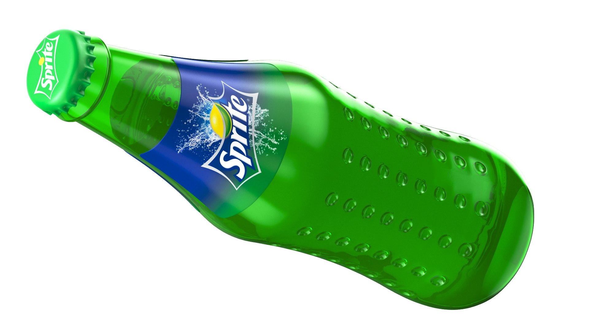 3D Sprite Glass Bottle - TurboSquid 1996220