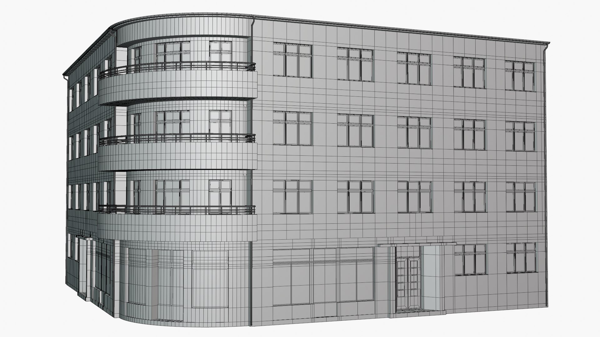 Corner House 3D Model - TurboSquid 1714676