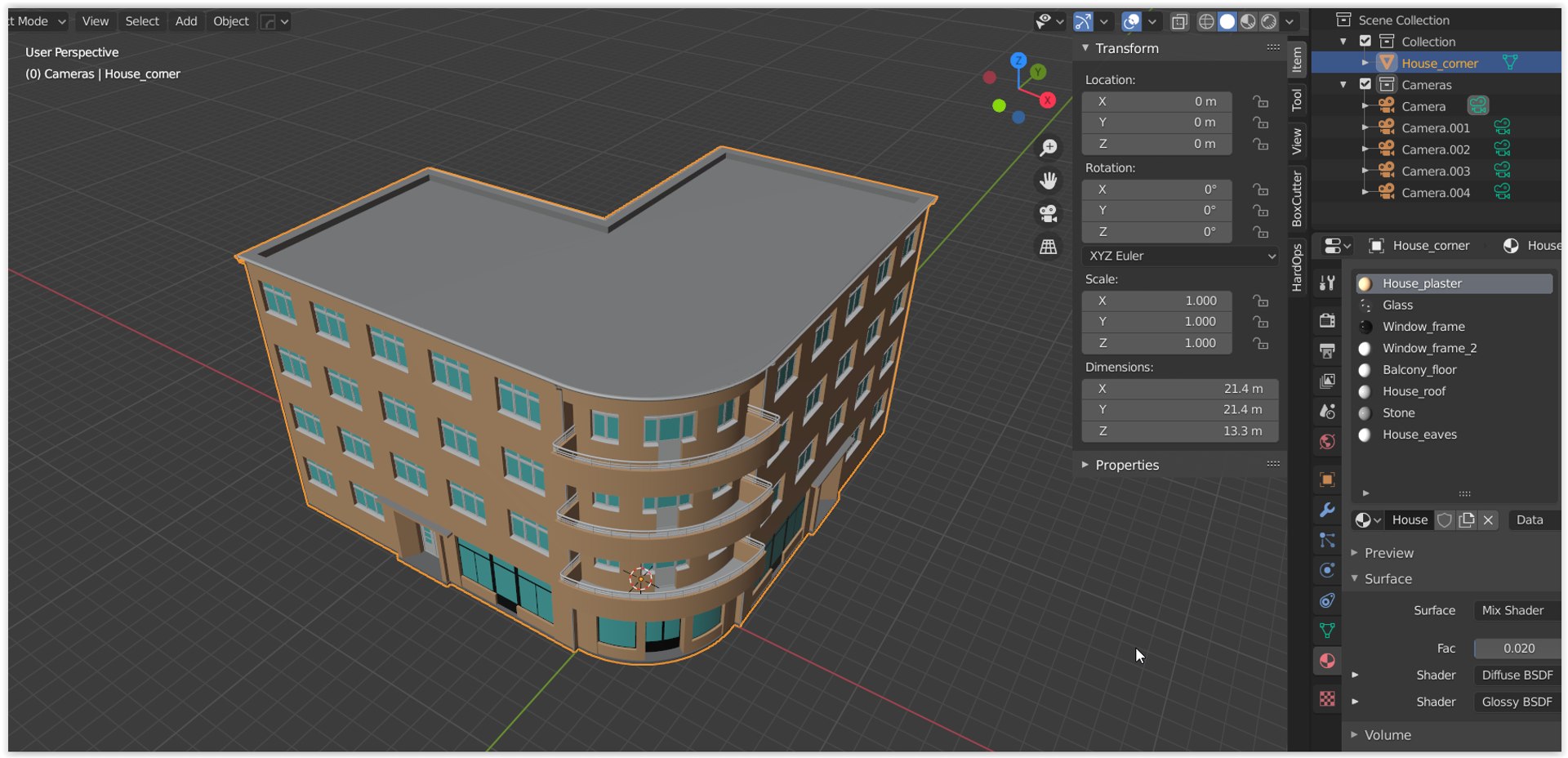 Corner House 3D Model - TurboSquid 1714676