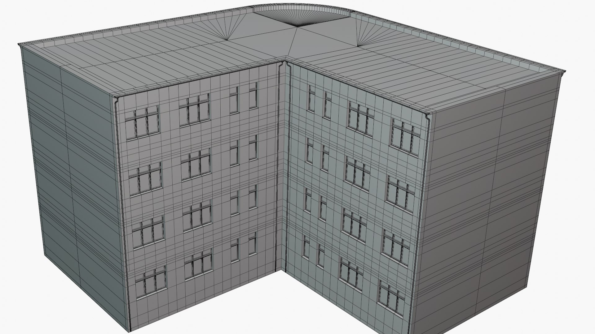 Corner House 3D Model - TurboSquid 1714676