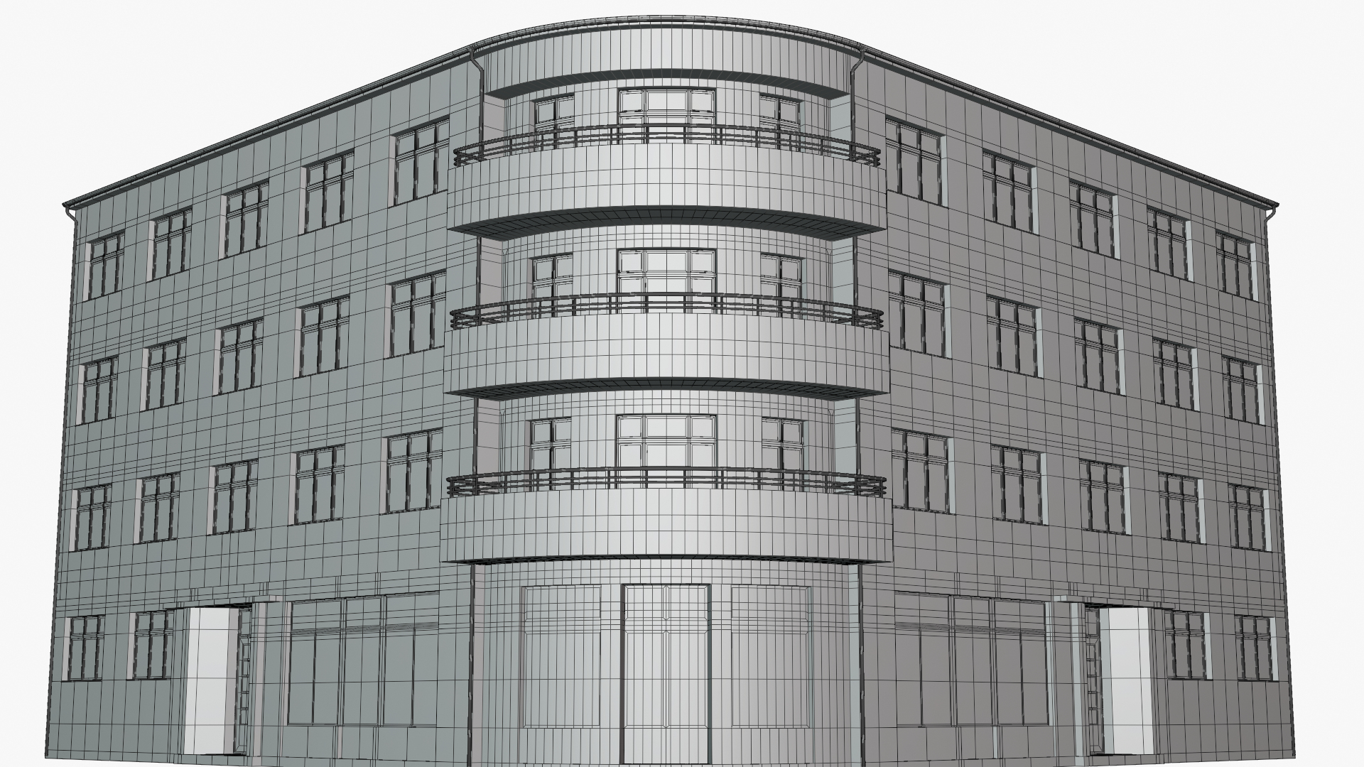 Corner house 3D model - TurboSquid 1714676