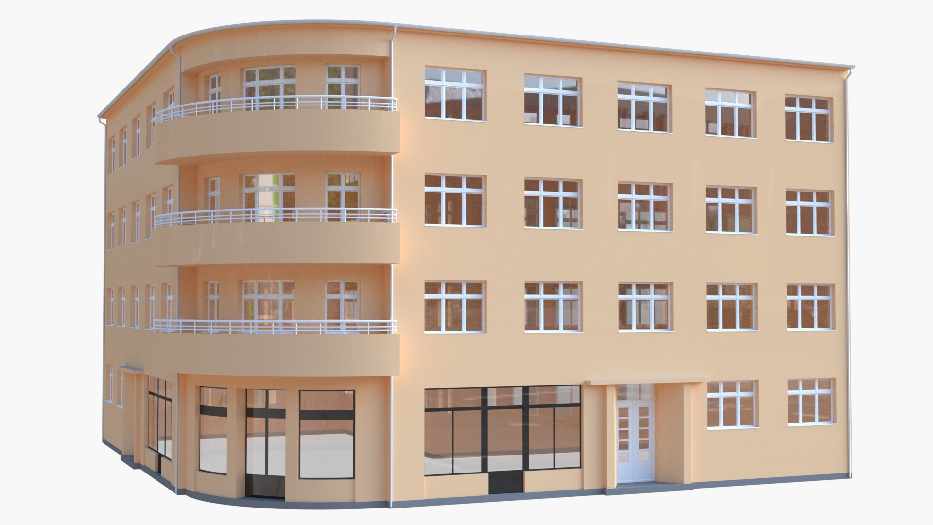 Corner House 3D Model - TurboSquid 1714676