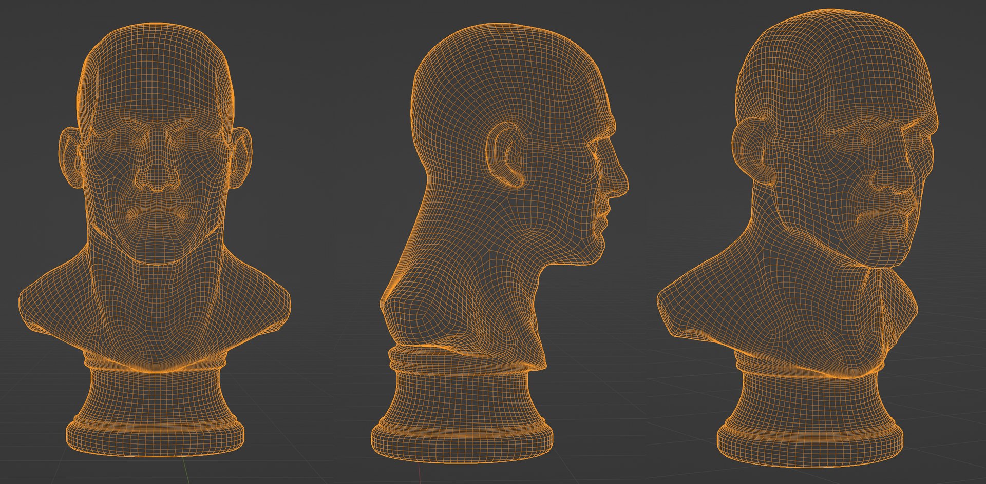 3D Male Bust - TurboSquid 2080494
