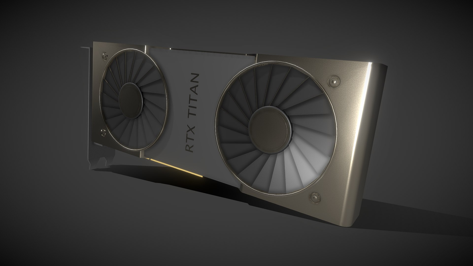Rtx Titan Graphics Card 3D - TurboSquid 1596208