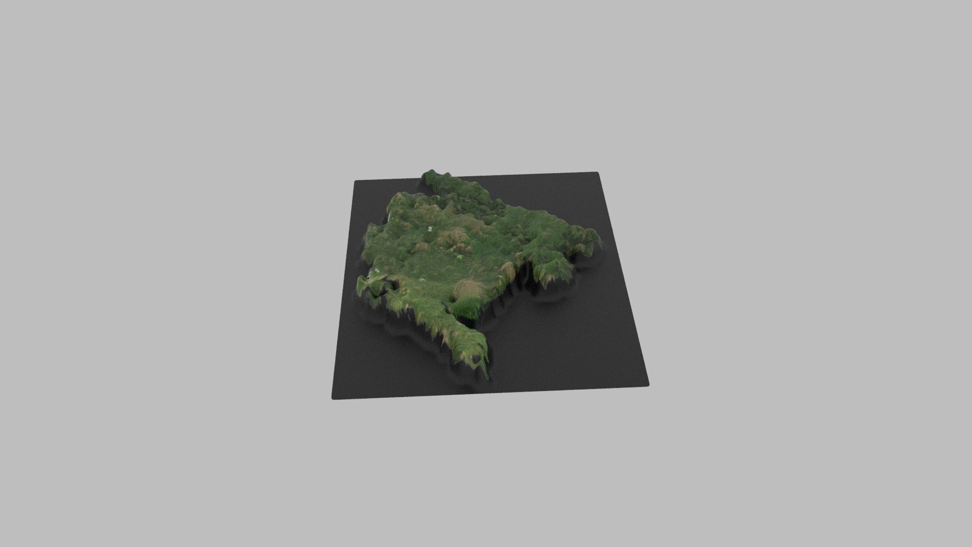 3D Montenegro Map Country Model - TurboSquid 2076259