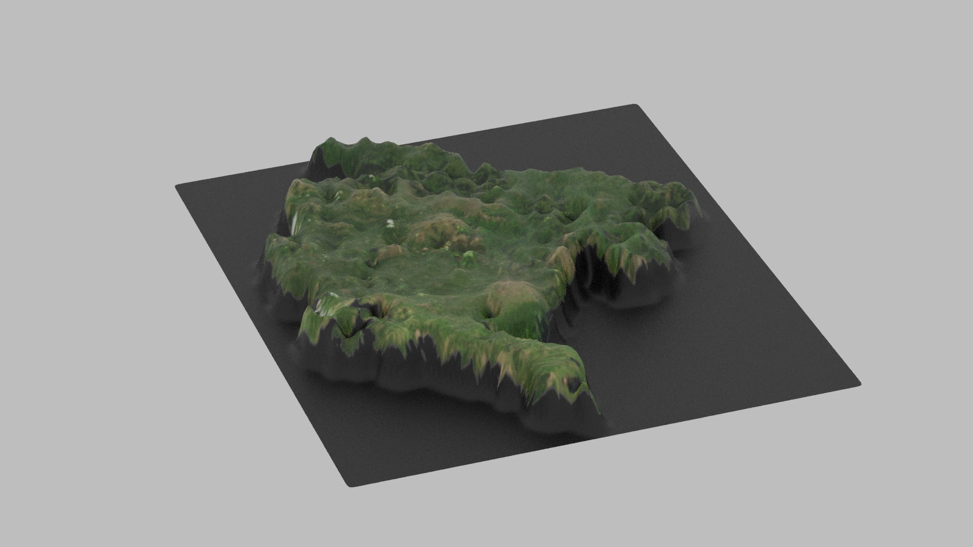 3D Montenegro Map Country Model - TurboSquid 2076259