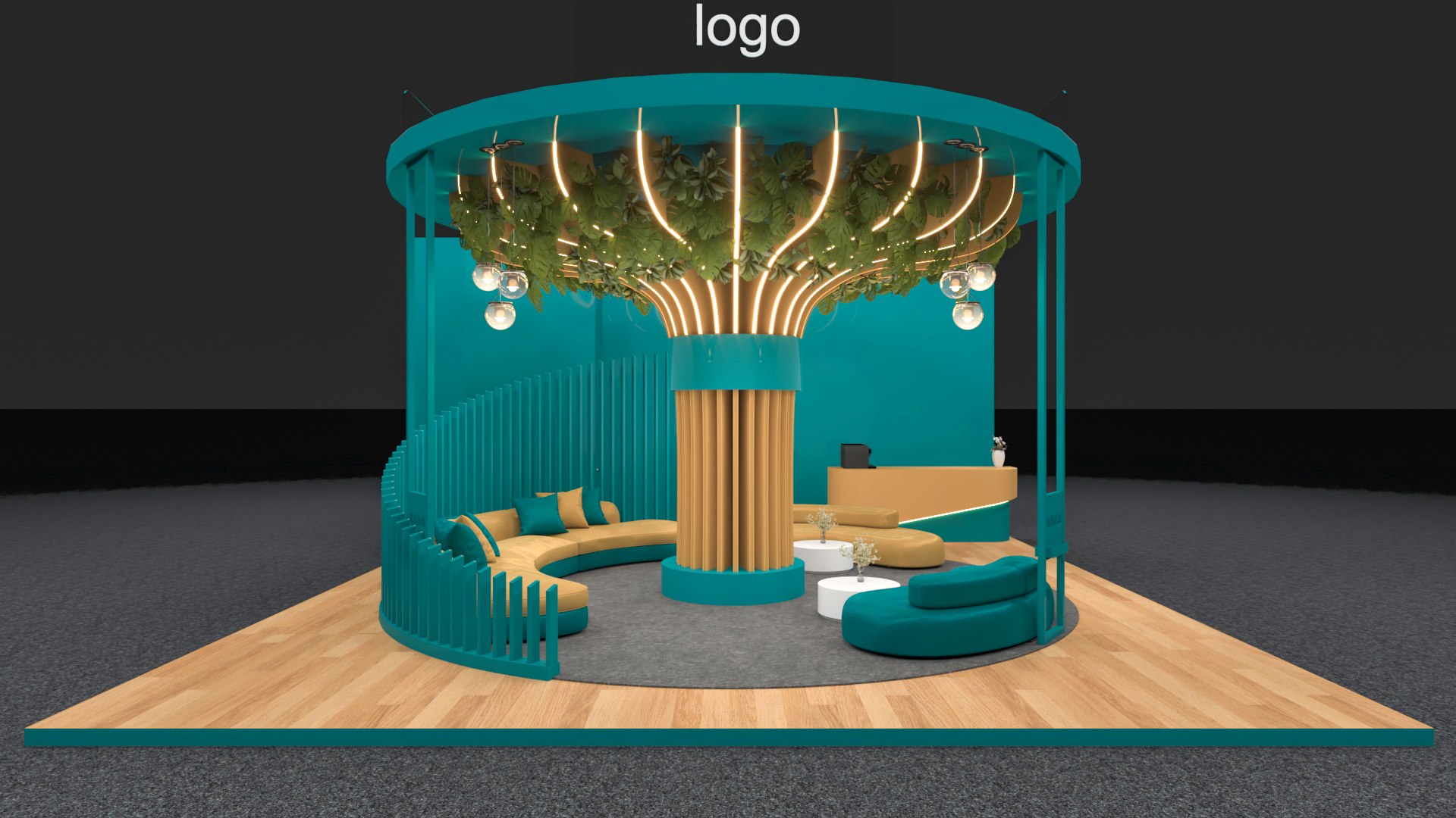 Booth Exhibition 3D Model Stand 8X9m model - TurboSquid 2168763