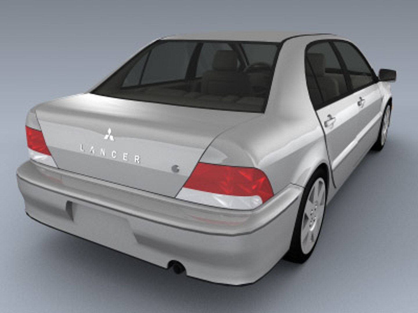 3ds Max Mitsubishi Lancer Es 2003