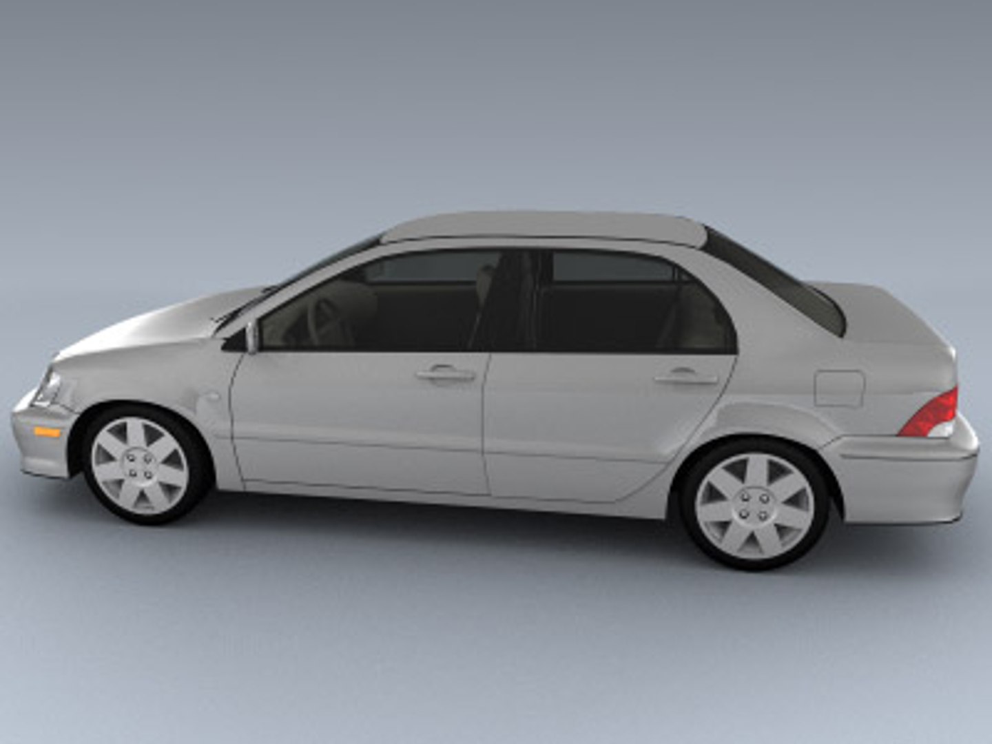 3ds Max Mitsubishi Lancer Es 2003