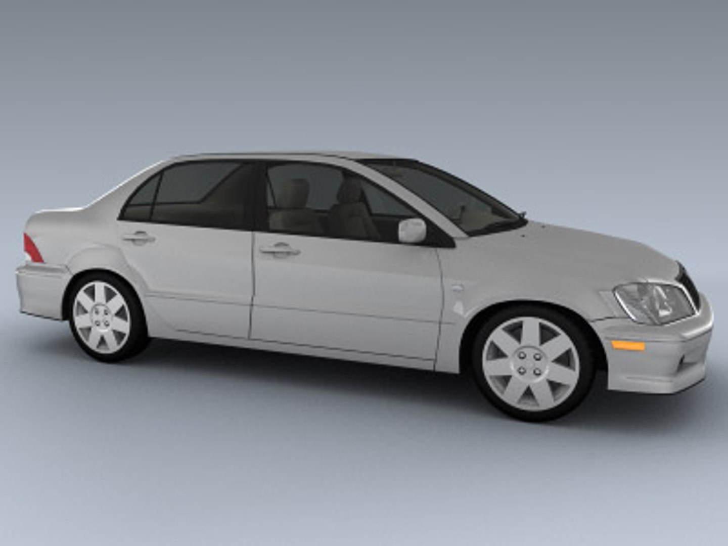 3ds Max Mitsubishi Lancer Es 2003