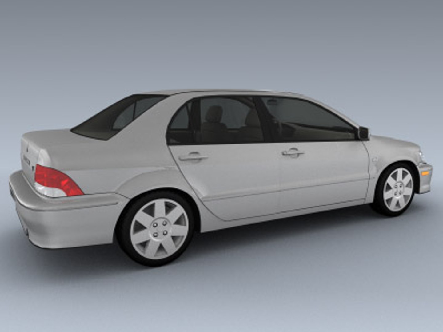 3ds Max Mitsubishi Lancer Es 2003