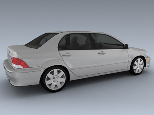 3ds max mitsubishi lancer es 2003