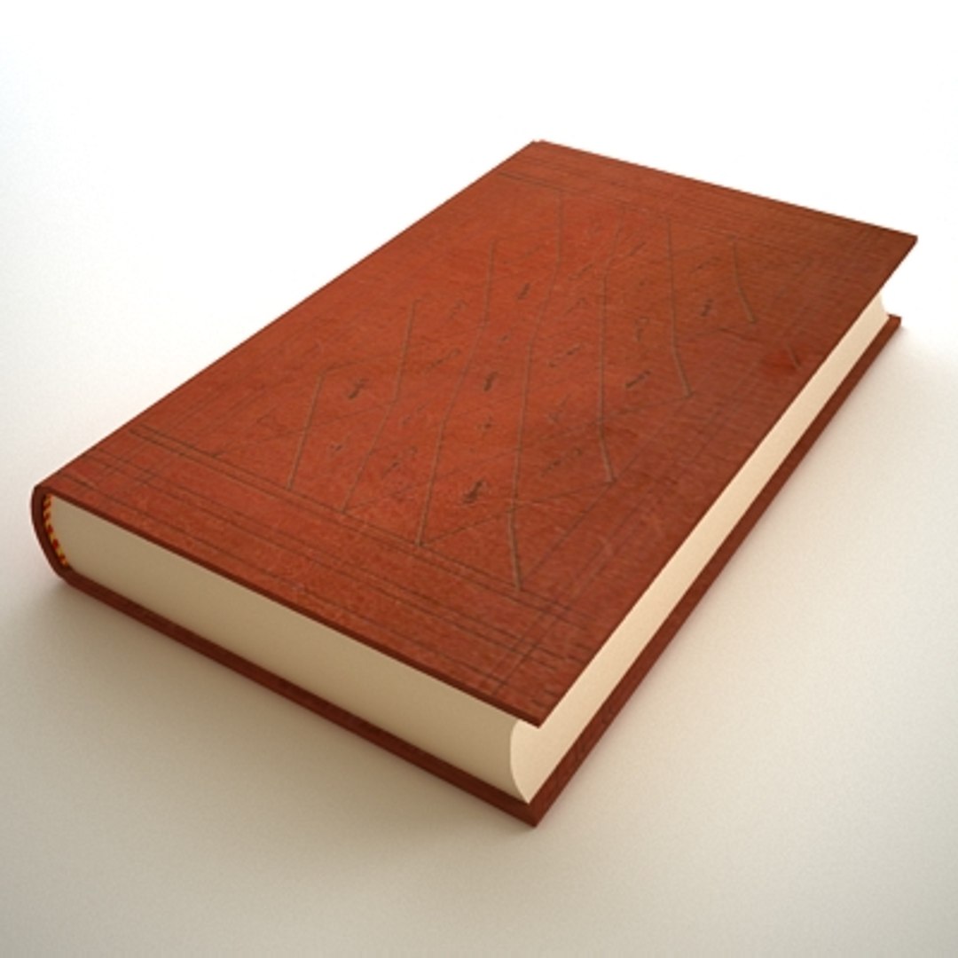 Manuscript Book Page 3d Max