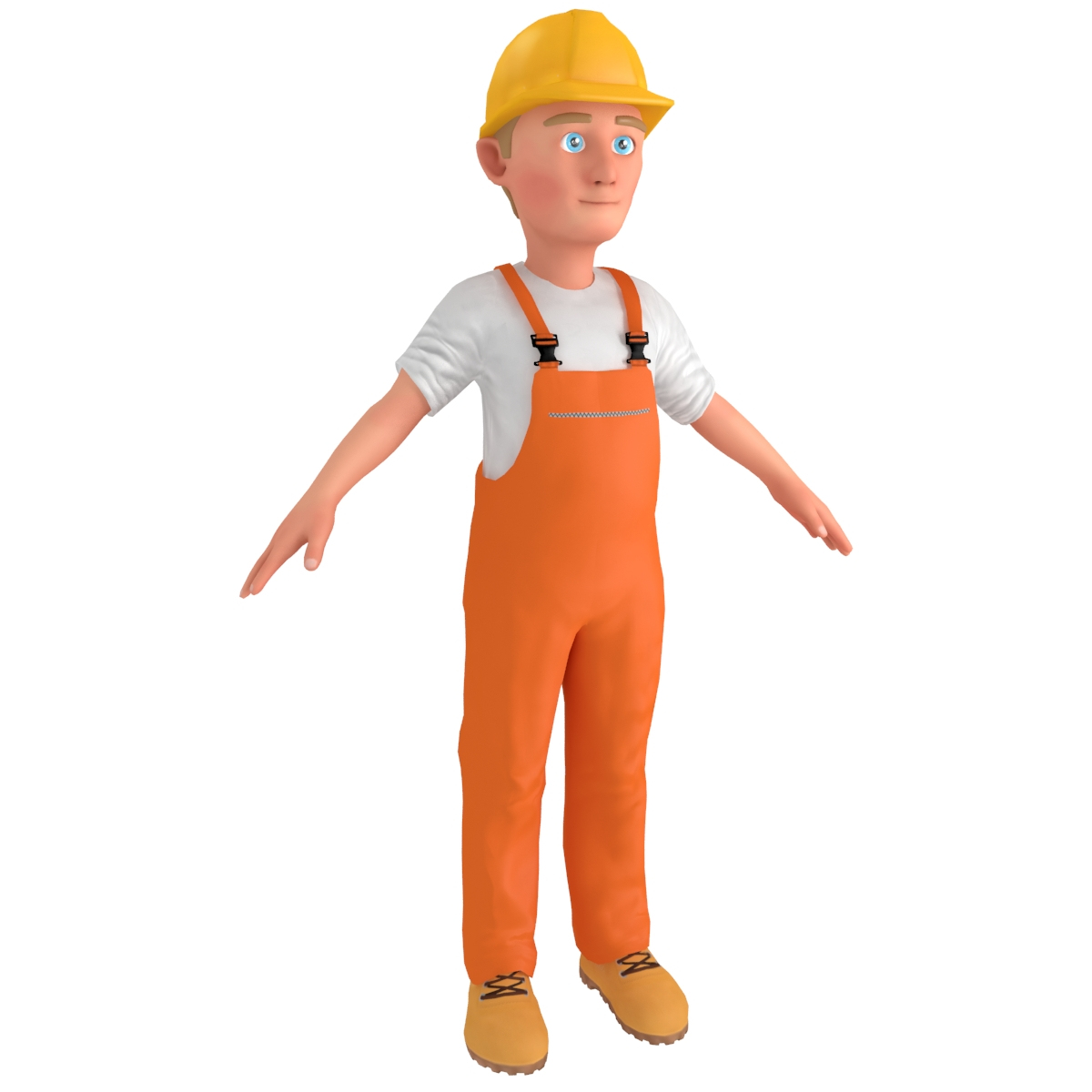 Pack cartoon worker man 3D model - TurboSquid 1339440