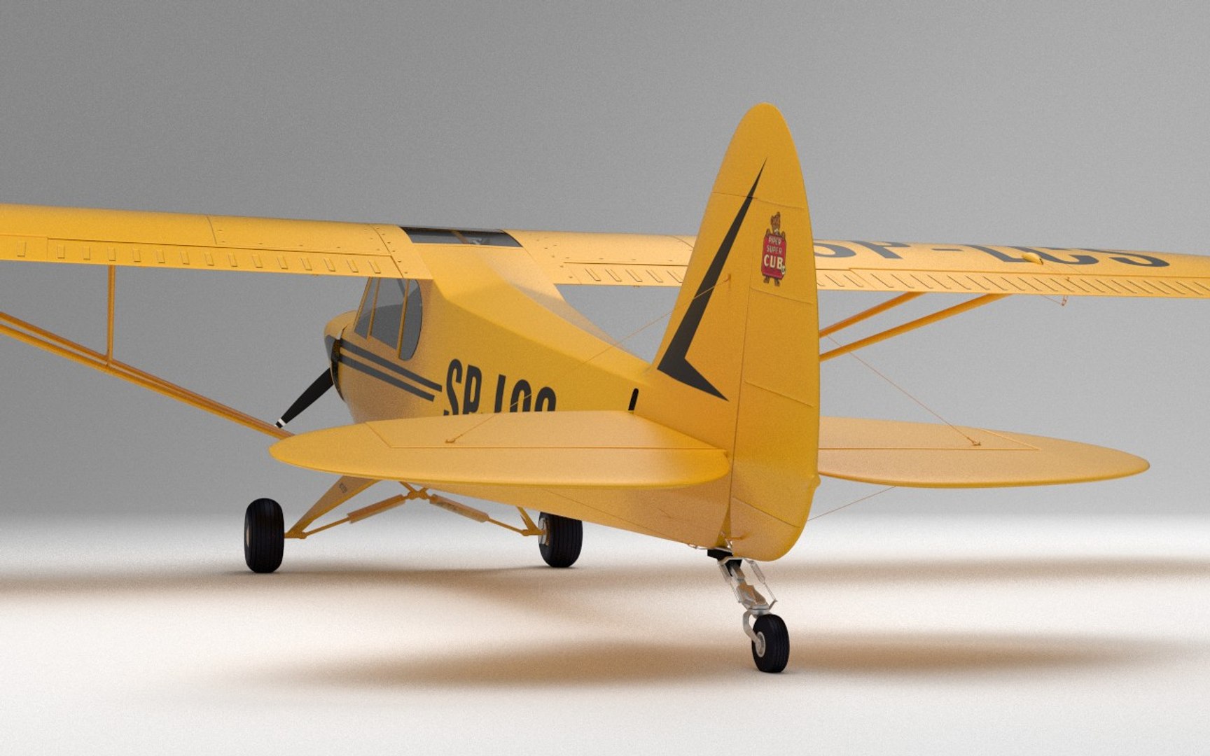 Piper Pa-18 Supercub Fbx Free