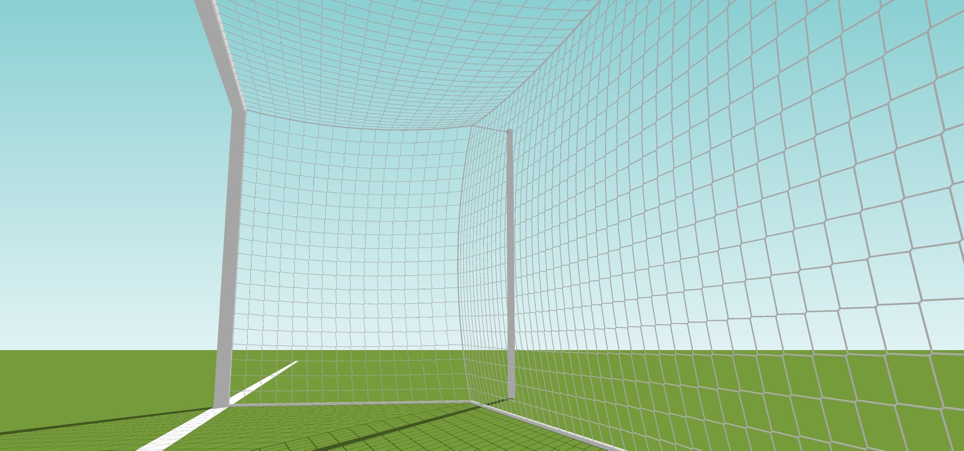 3D Model Realistic Football Goal Or Soccer Goal - TurboSquid 1809429