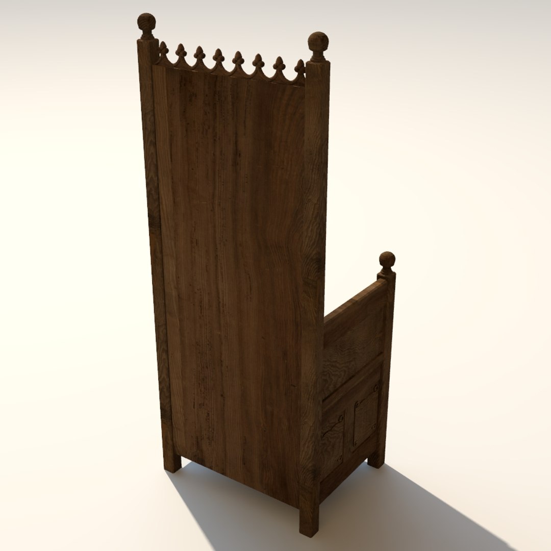 Medieval throne 3D model - TurboSquid 1394122