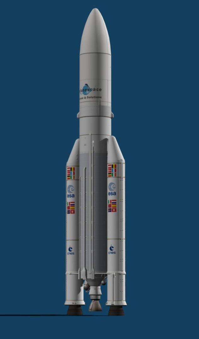 Ariane 5 Eca 3d Max