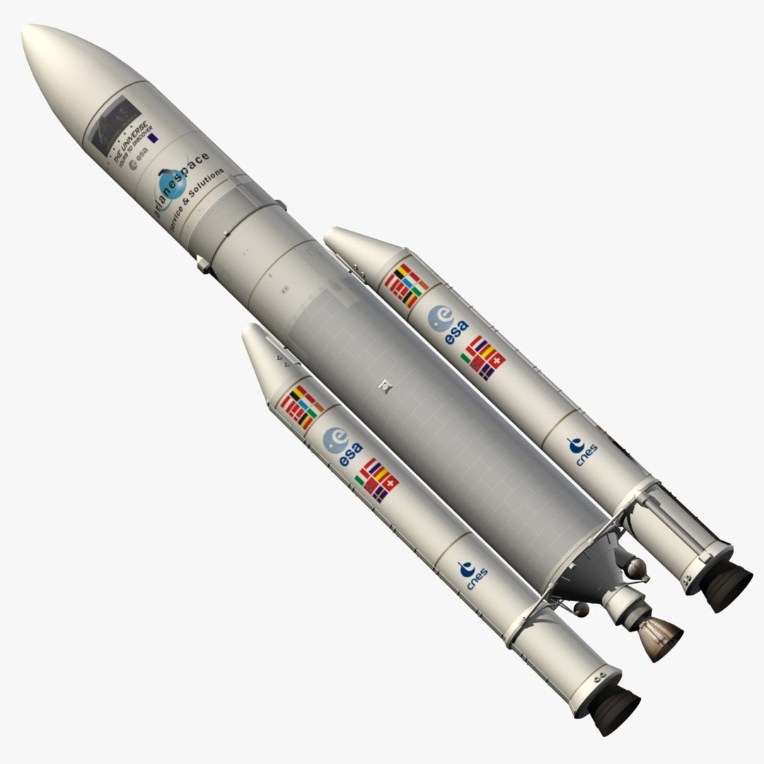 Ariane 5 Eca 3d Max