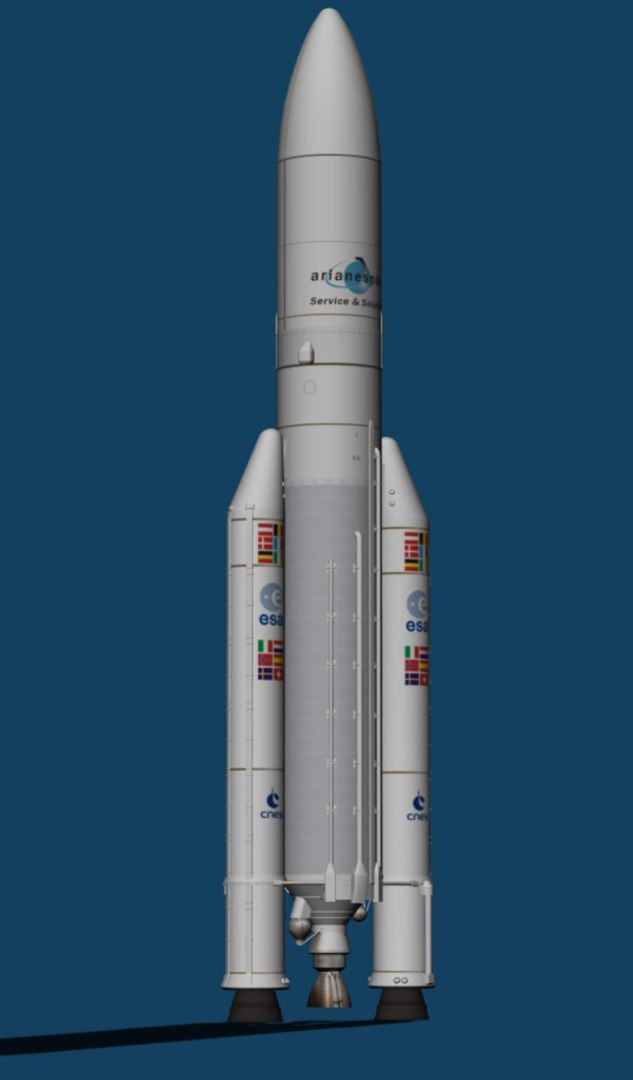 Ariane 5 Eca 3d Max