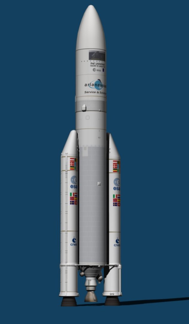 Ariane 5 Eca 3d Max