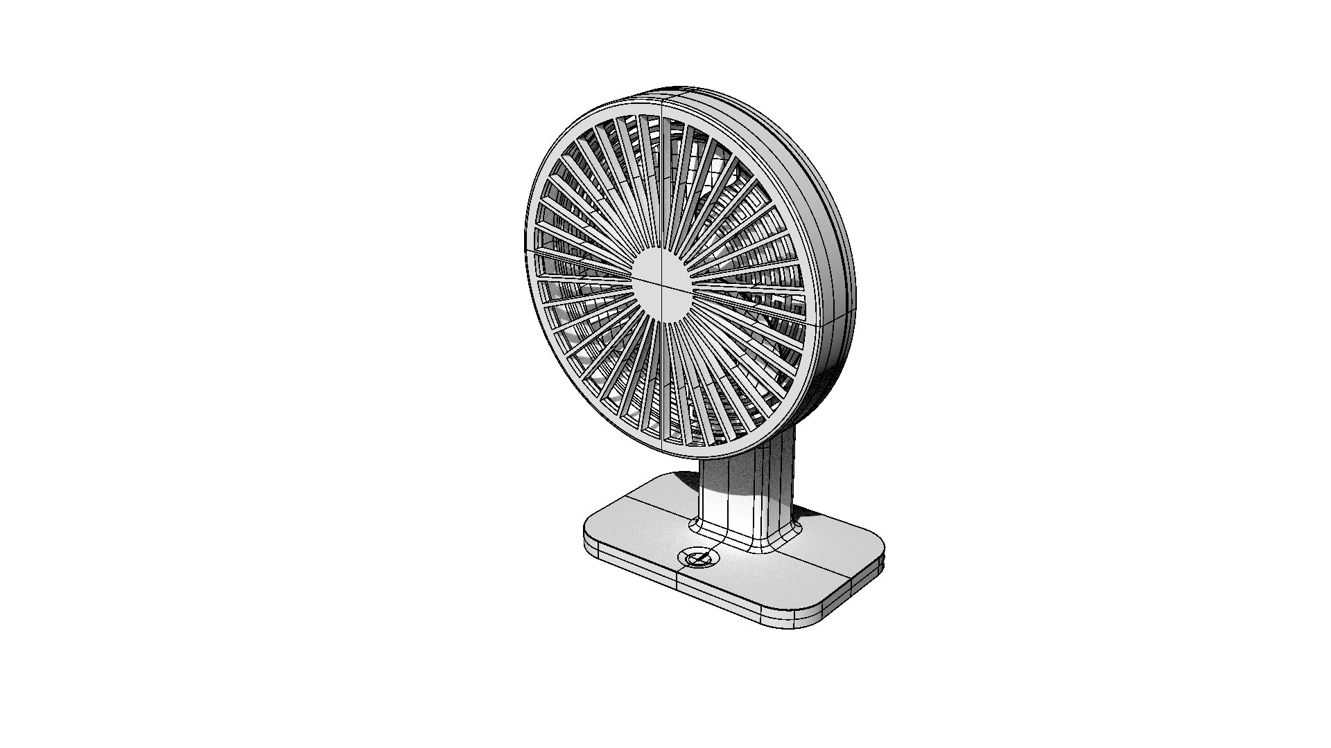 3D Table Fan - TurboSquid 1773391