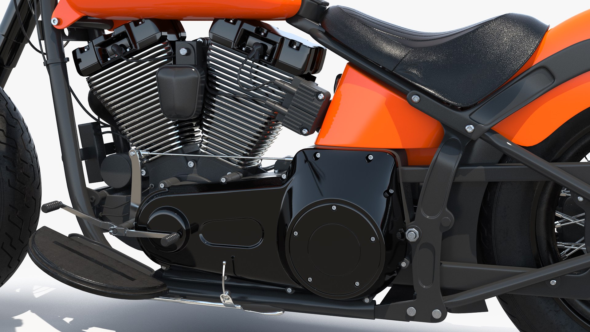 Classic motorcycle rigged cycle 3D model - TurboSquid 1557997