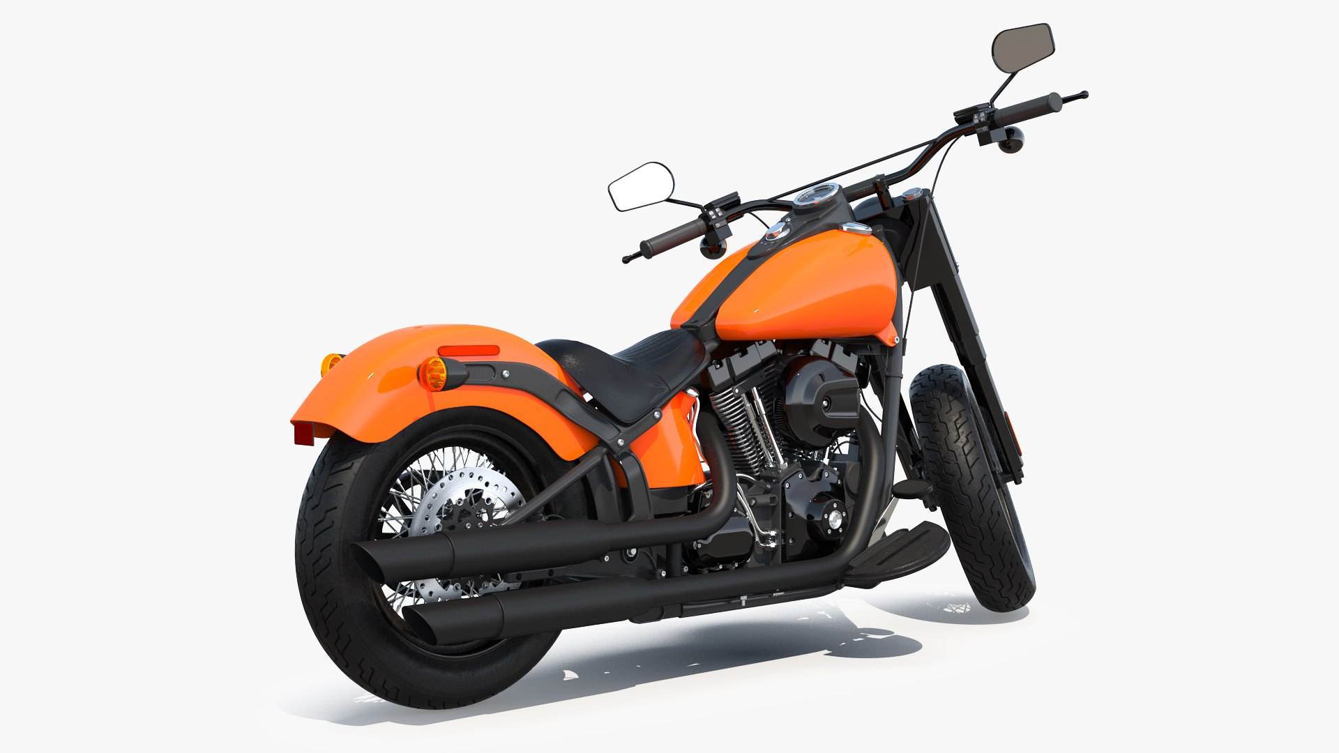 Classic motorcycle rigged cycle 3D model - TurboSquid 1557997