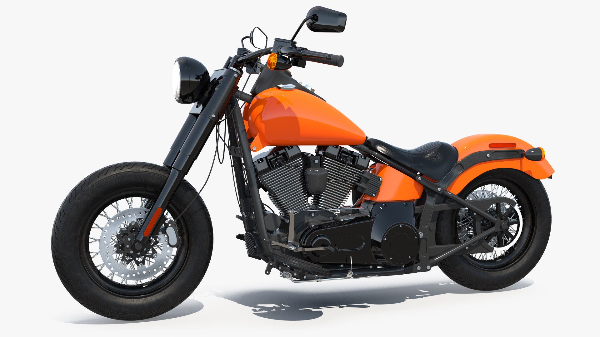 Classic motorcycle rigged cycle 3D model - TurboSquid 1557997