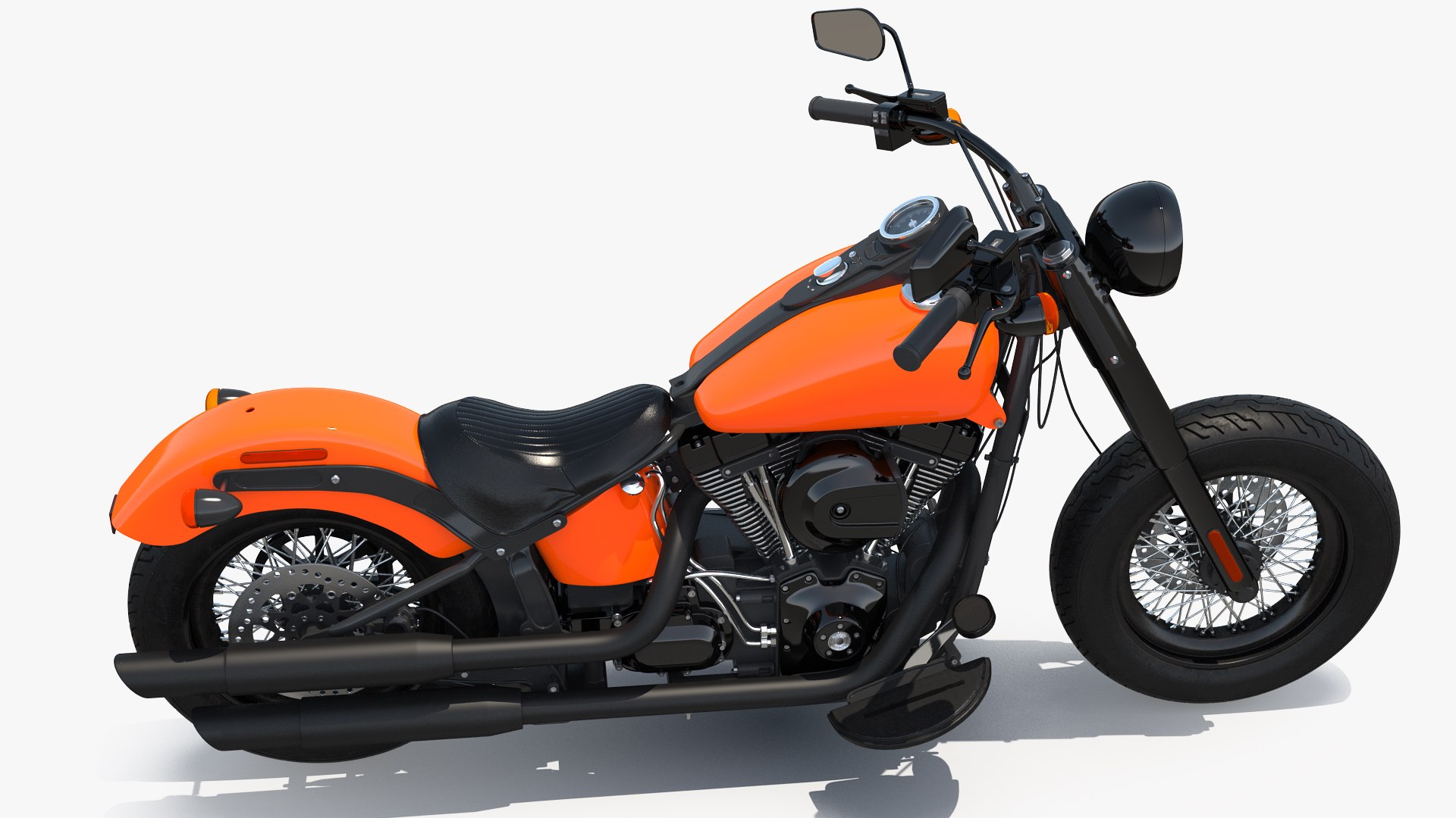 Classic motorcycle rigged cycle 3D model - TurboSquid 1557997
