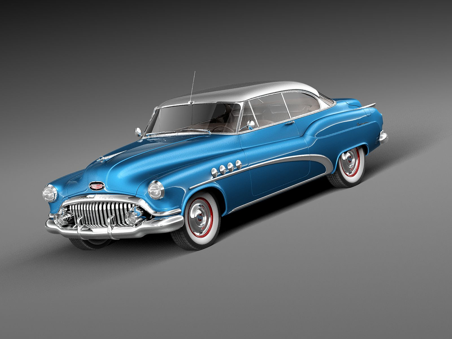 3d Buick Roadmaster Riviera Luxury